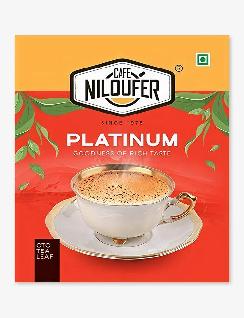 Platinum tea powder | Cafe Niloufer