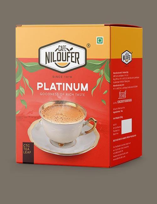 Platinum tea powder | Cafe Niloufer
